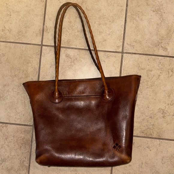 Patricia Nash | Bags | Vintage Patricia Nash Large Tan Leather Shoulder ...